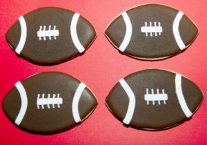 Football Cookies - Whimsical Sweets