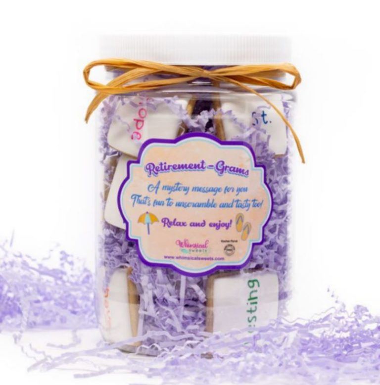 Retirement Cookiegram Custom - Whimsical Sweets