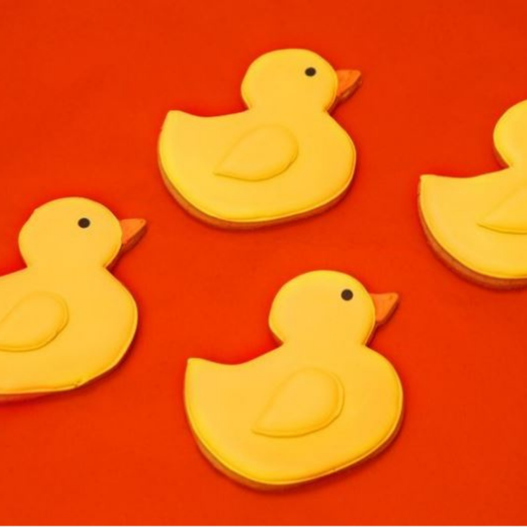 Yellow Ducky Cookies - Whimsical Sweets